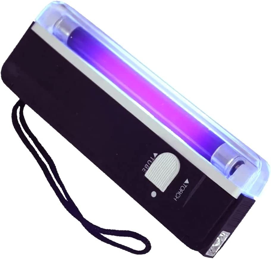 Handheld UV Black Light Torch Portable Blacklight With LED Urine Stain ...