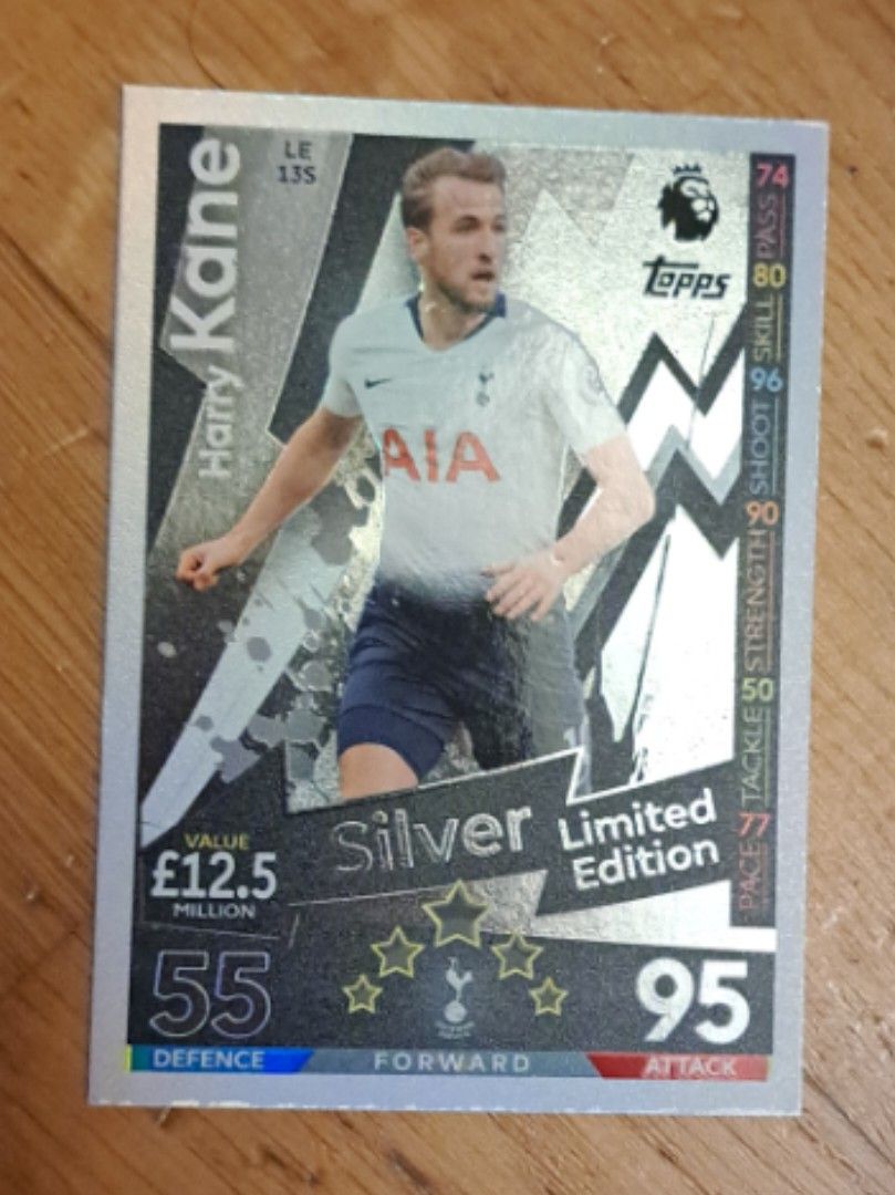 Harry kane silver limited edition 2018 card, Hobbies & Toys, Toys ...