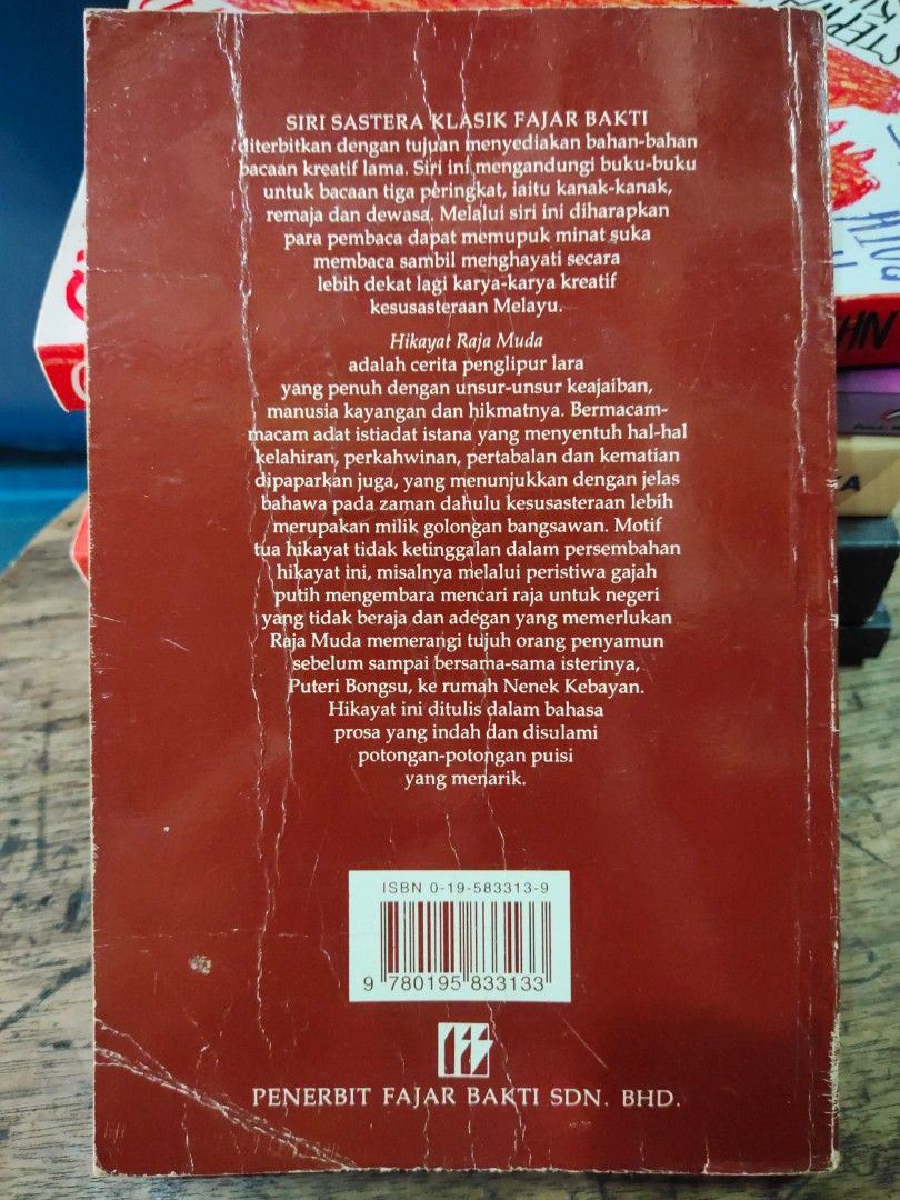 Hikayat Raja Muda / Pawang Ana & Raja Haji Yahya #50, Hobbies & Toys ...