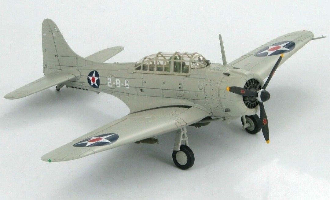 HOBBY MASTER 1/72 SBD-2 DAUNTLESS "WHITE 2-B-6", BUNO 4628, VMSB-232 ...