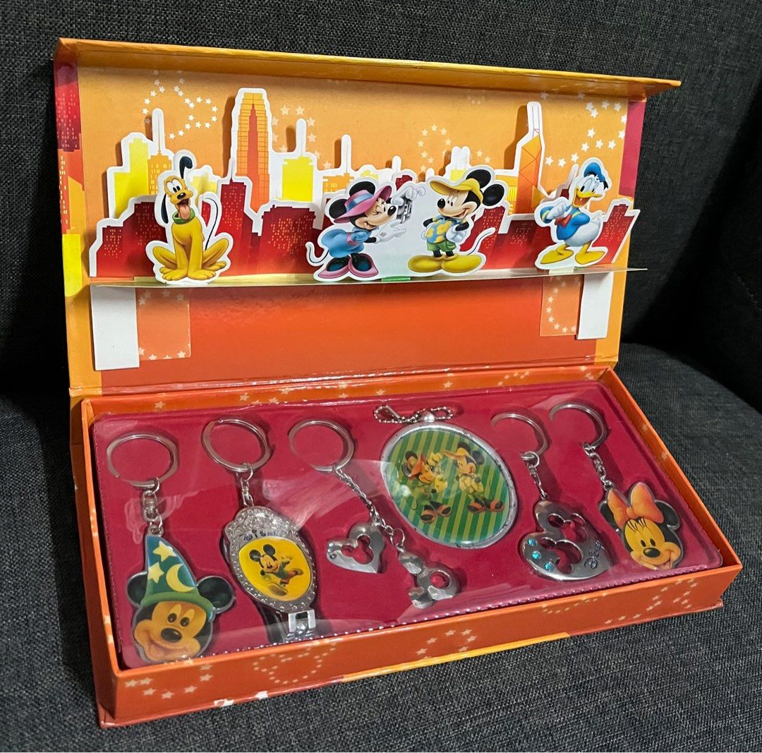 Hong Kong Disneyland Mickey Mouse Keychain Set, Hobbies & Toys, Toys ...