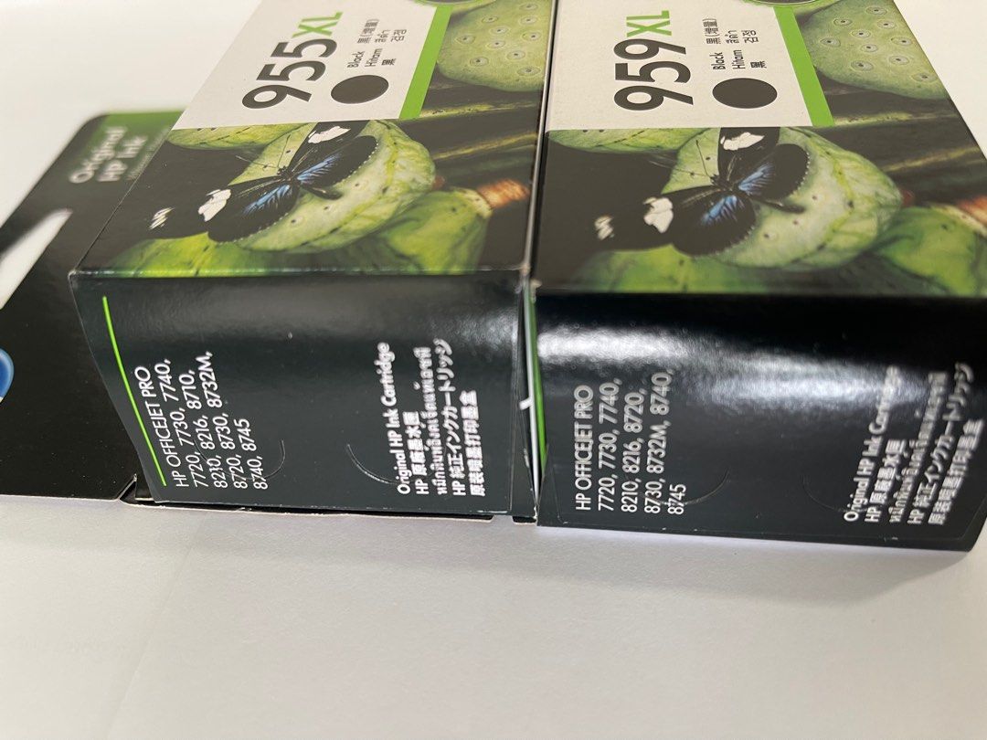Hp ink 955XL 959XL Black Original Cartridge, Computers & Tech, Printers ...