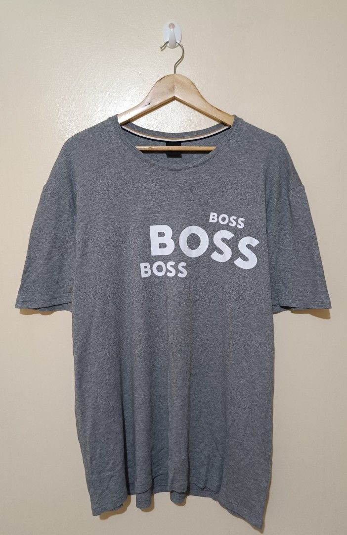 Hugo Boss Bodywear Detail Organic Cotton Shirt, Men's Fashion, Tops ...