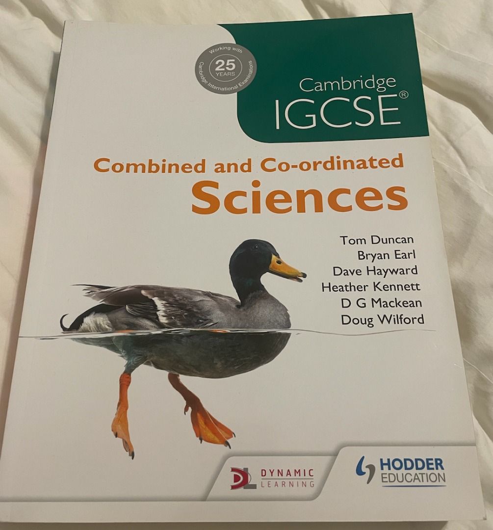 Igcse Combined And Coordinated Science Hobbies And Toys Books