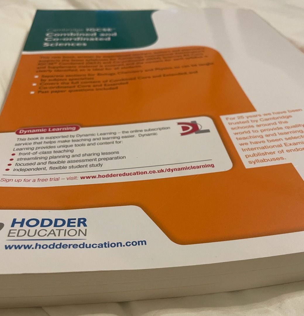 Igcse Combined And Coordinated Science Hobbies And Toys Books