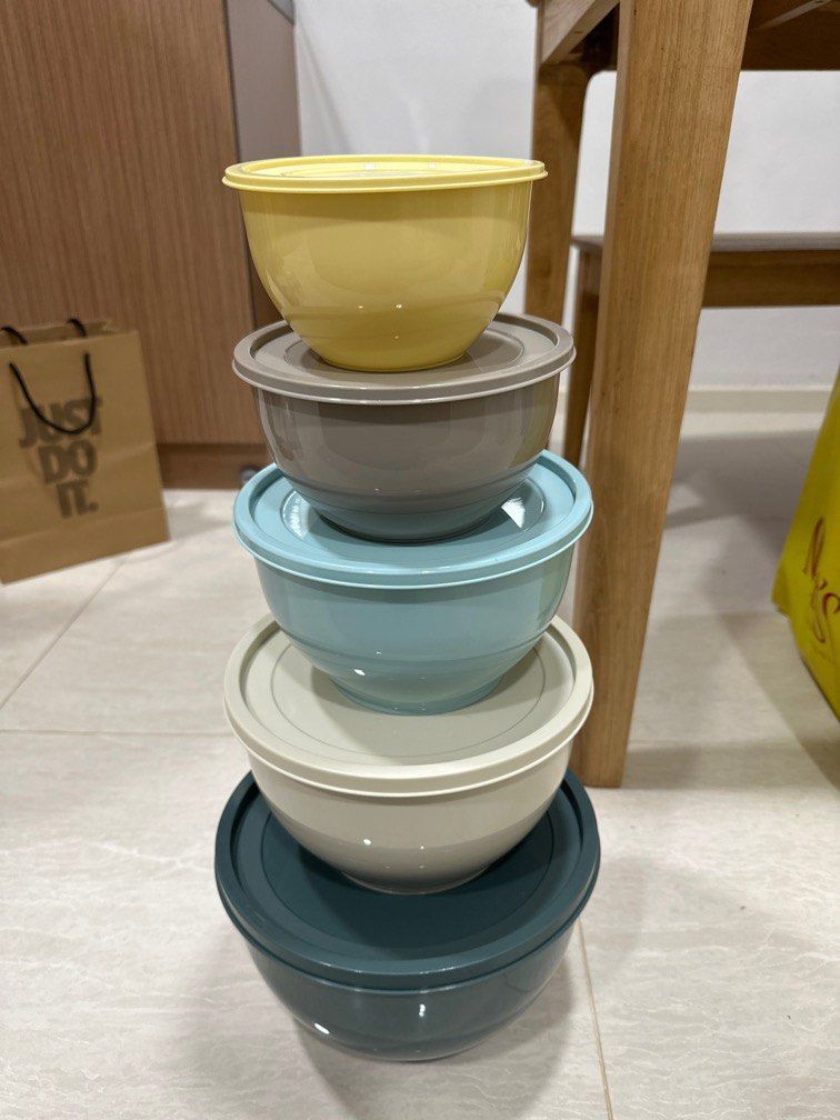 IKEA storage bowls (5pcs), Furniture & Home Living, Home Improvement ...