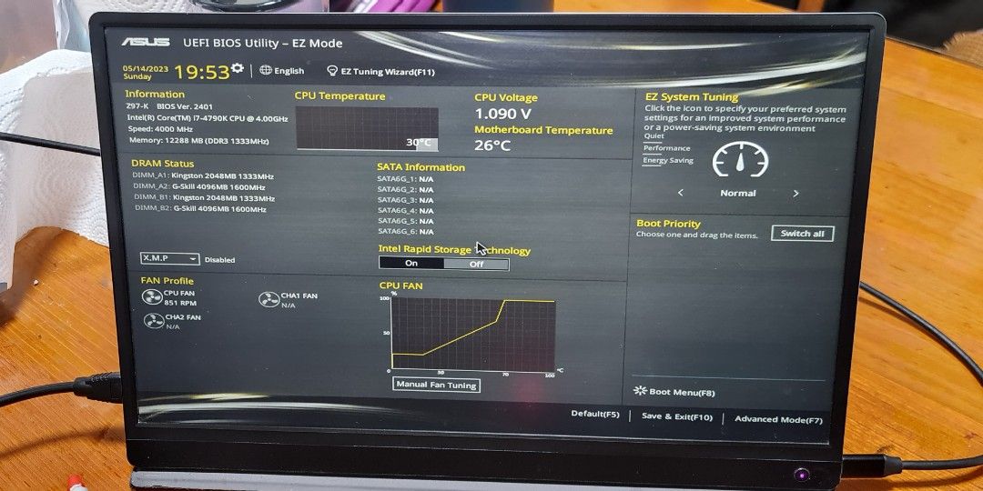 Intel i7-4790K @4.40GHZ CPU chip, Computers & Tech, Parts & Accessories ...