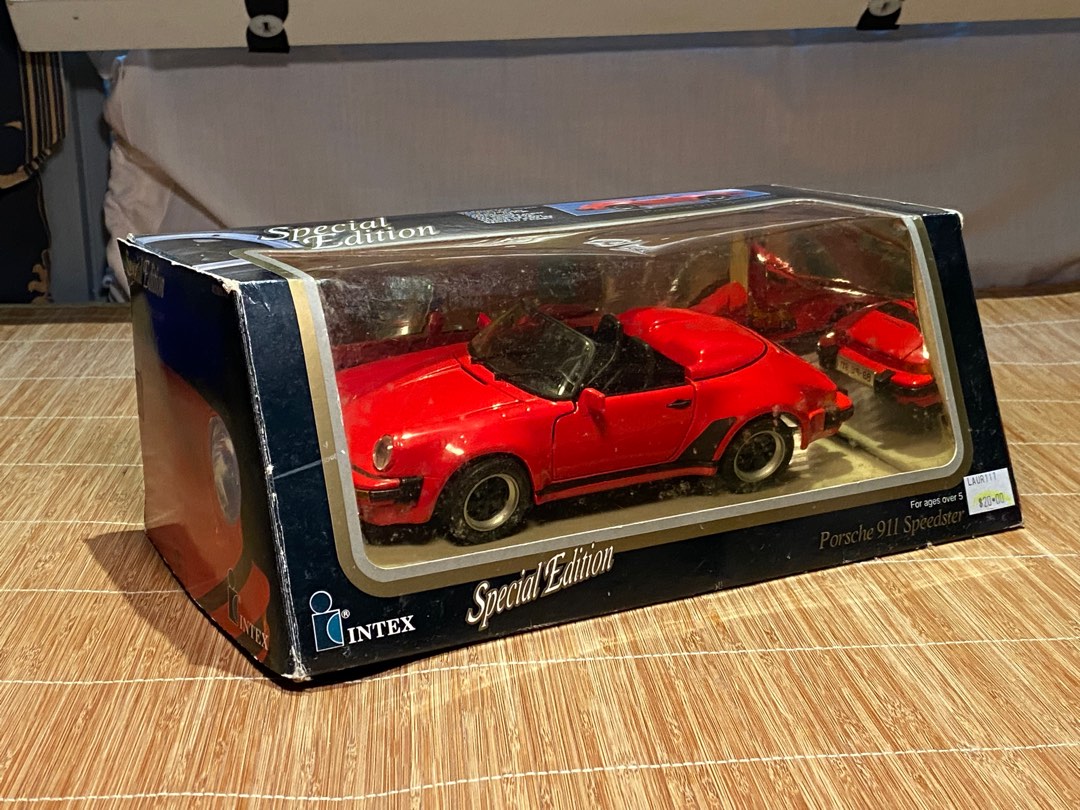 Intex Maisto Porsche 911 Speedster (1989) Model Car, Hobbies & Toys ...