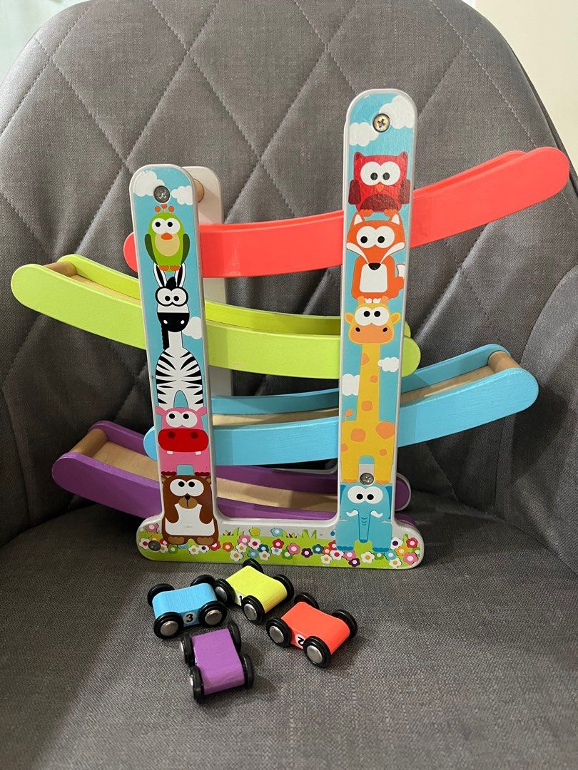 Jadore wooden track car ramp, Hobbies & Toys, Toys & Games on Carousell