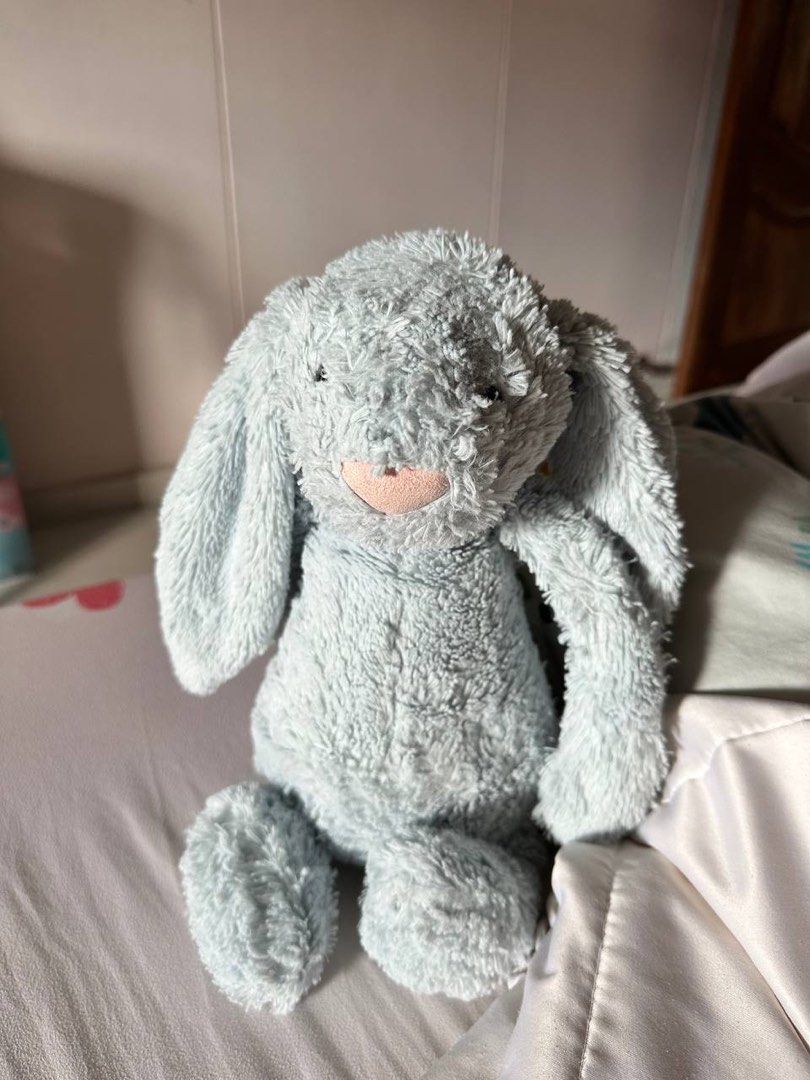 Jellycat Bashful Bunny (Large Blue), Hobbies & Toys, Toys & Games on ...