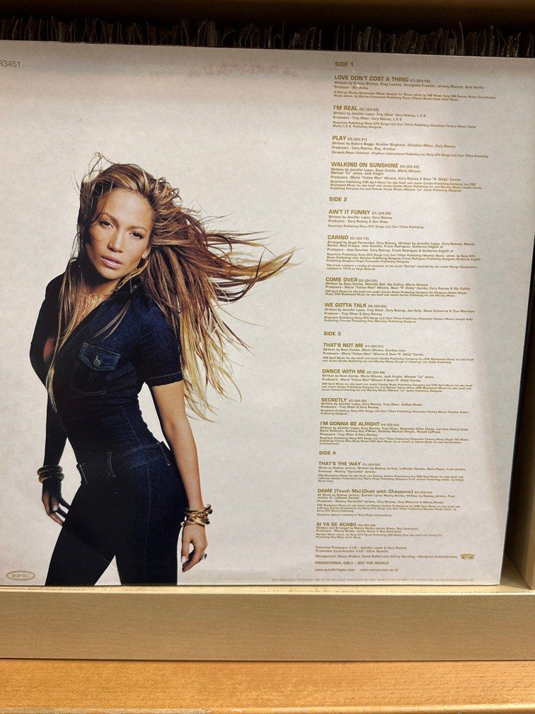 Jennifer Lopez-J.Lo Vinyl Lp Record, Hobbies & Toys, Music & Media ...