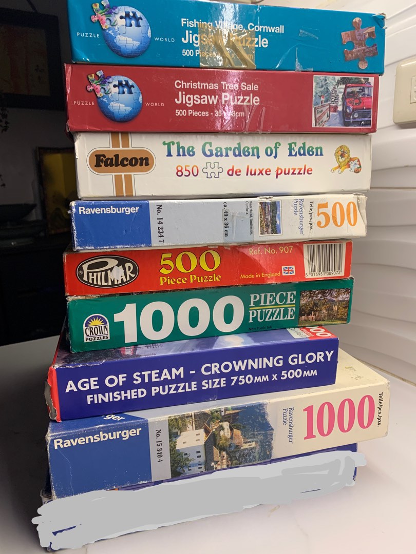 📌 SALE Jigsaw Puzzle Bundle | 8 boxes Jigsaw Puzzle | Complete ...
