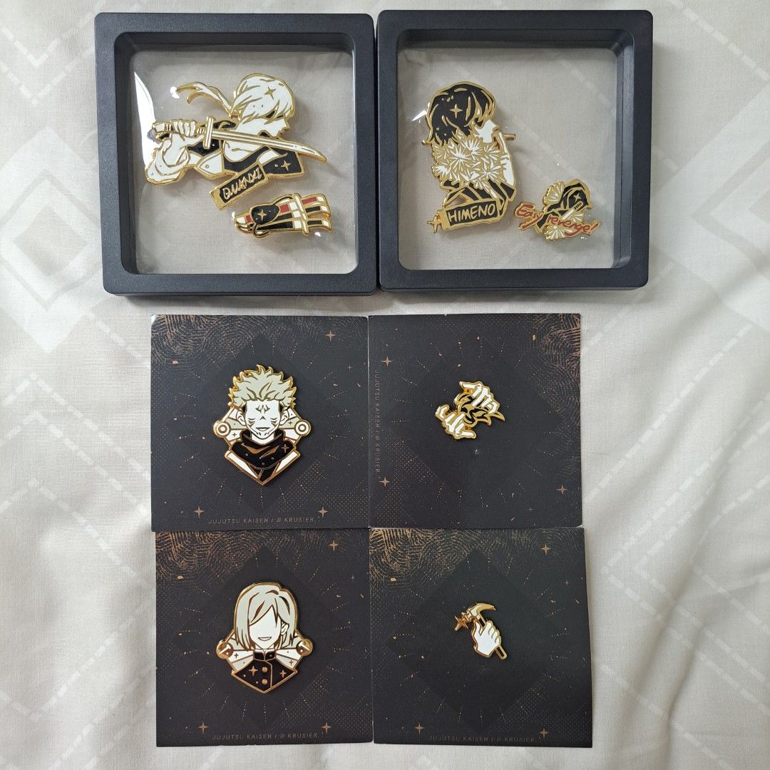JJK CSM Jujutsu Kaisen Chainsaw Man Enamel Pins, Hobbies & Toys ...