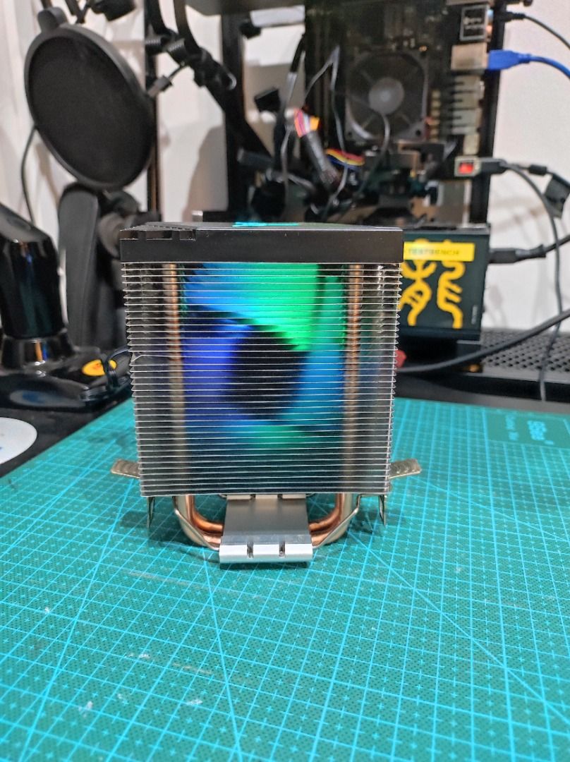 Jonsbo CR1200 2 Heat Pipe Tower CPU Cooler RGB 3Pin Cooling Fans ...