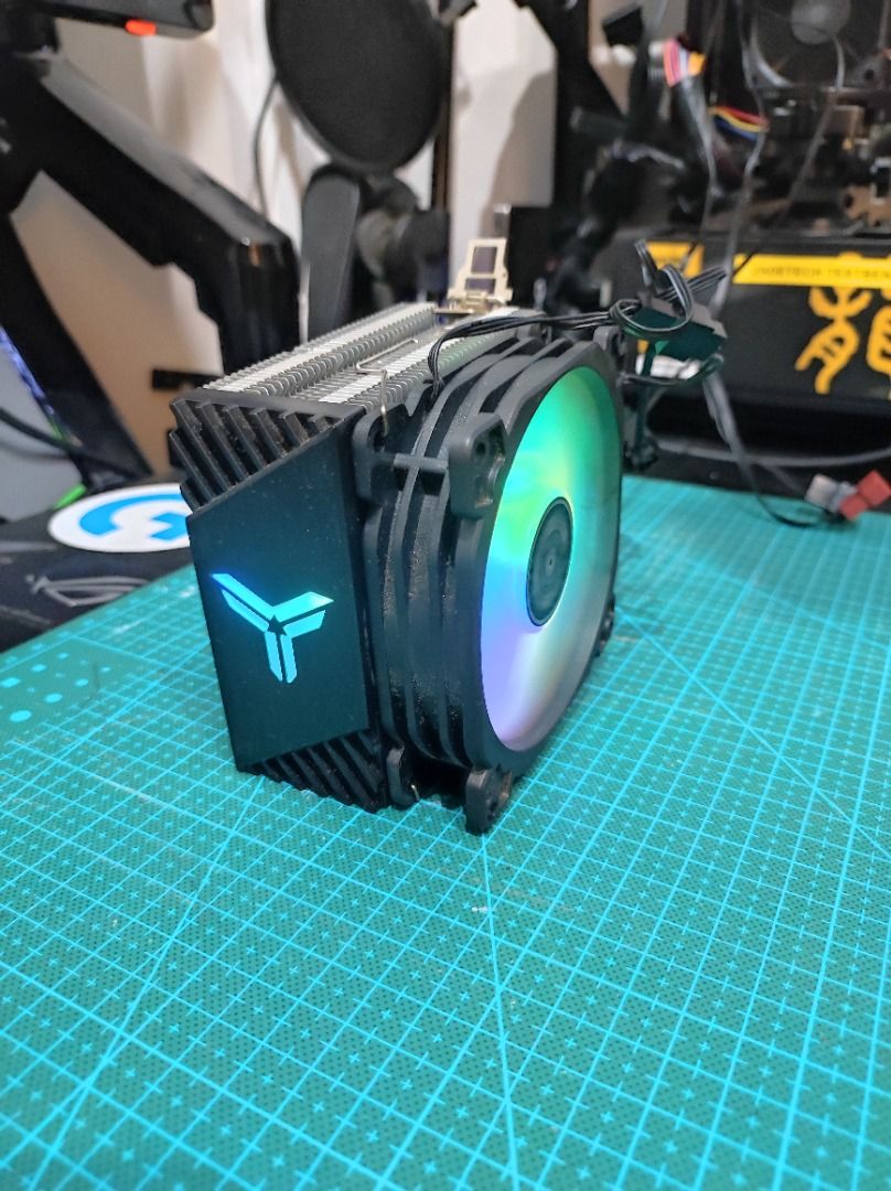 Jonsbo CR1200 2 Heat Pipe Tower CPU Cooler RGB 3Pin Cooling Fans ...