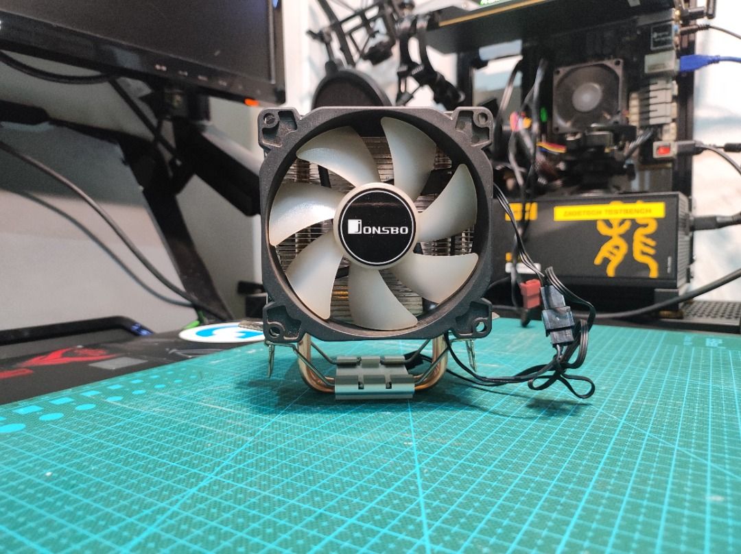 Jonsbo CR1200 2 Heat Pipe Tower CPU Cooler RGB 3Pin Cooling Fans ...