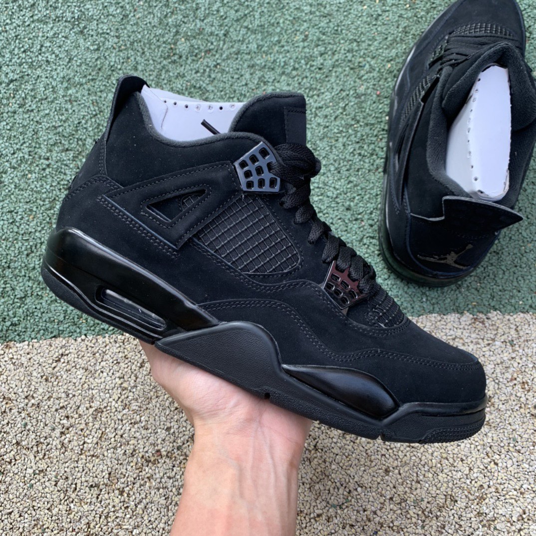 Jordan 4 Nike Black Cats, Men's Fashion, Footwear, Sneakers on Carousell