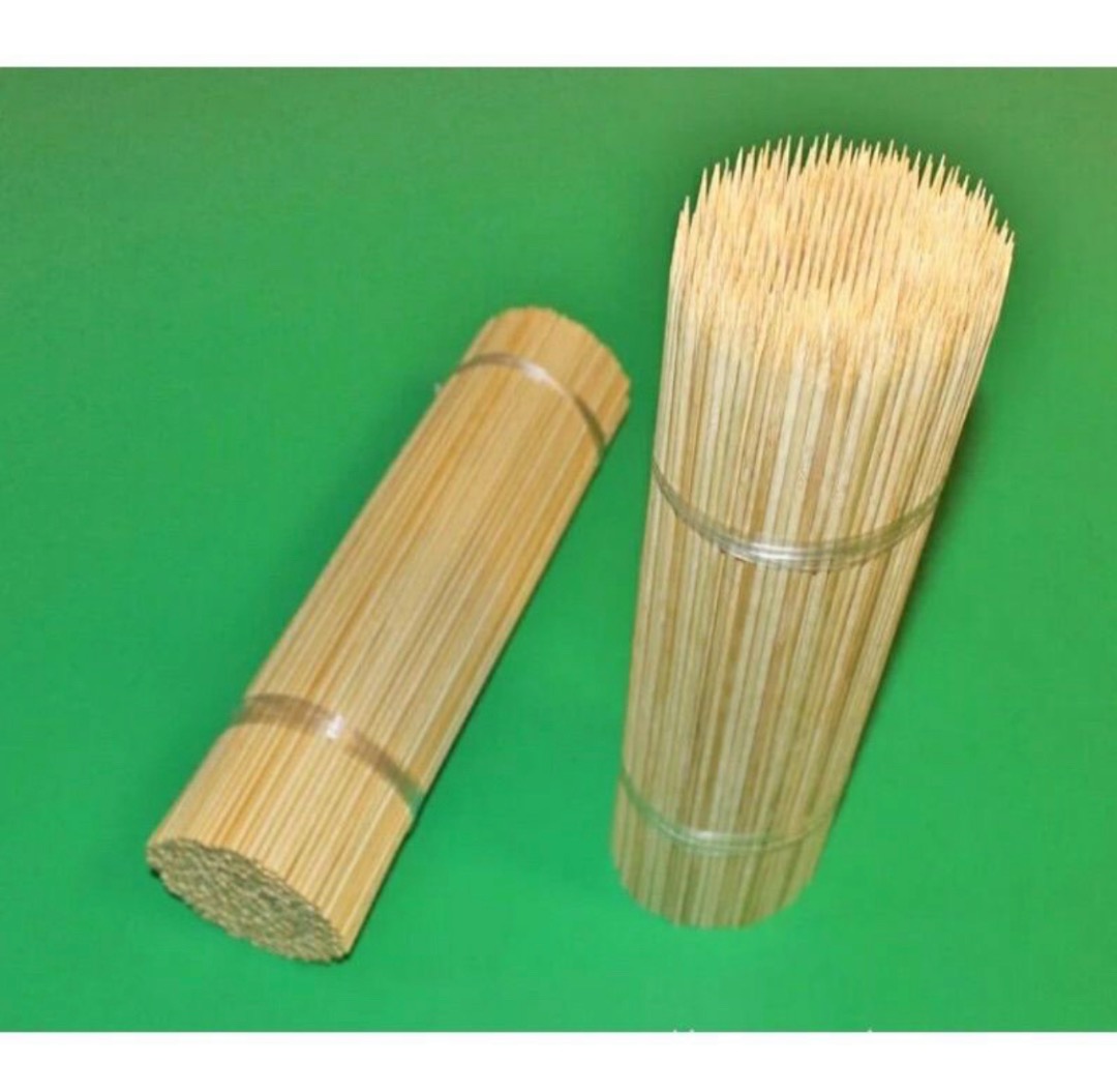 Jumbo bamboo skewer, DIY wooden satay sticks (40cm Length), Hobbies ...