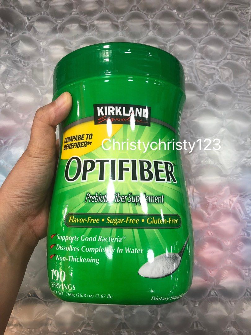 (大樽 760g) ~Kirkland 水溶性無糖膳食纖維粉 -190份 (Kirkland Signature Optifiber ...