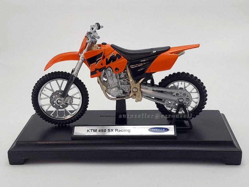 KTM 450 SX Racing Motocross Bike 1:18 Die-cast Metal Motorcycle Model ...