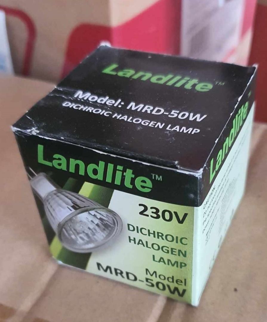 LANDLITE Halogen MR16 Bulb (MRD-50), Furniture & Home Living, Lighting ...
