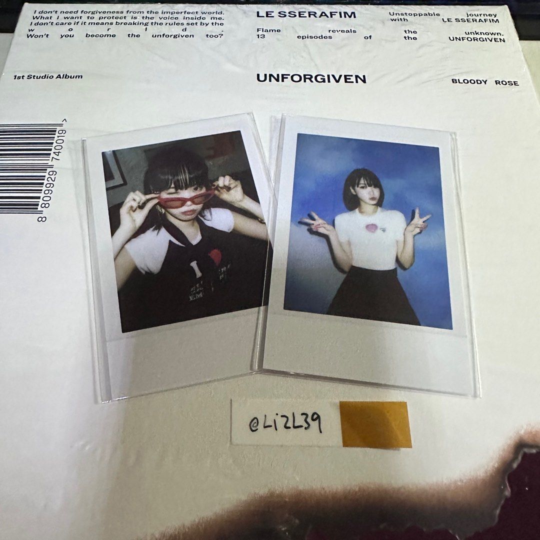 LE SSERAFIM POP-UP STORE 50K Benefit Pola Chaewon set, Hobbies & Toys ...