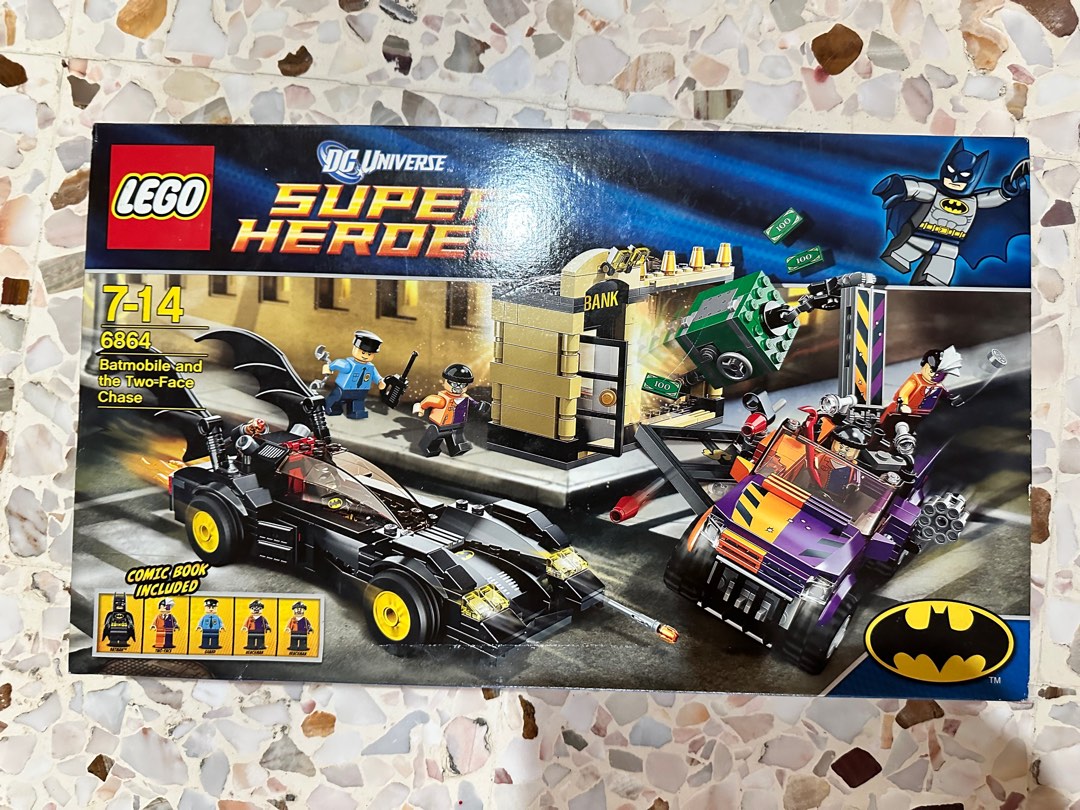 Lego 6864 - Super Heroes - Batmobile and The Two-Face Chase - BNIB ...