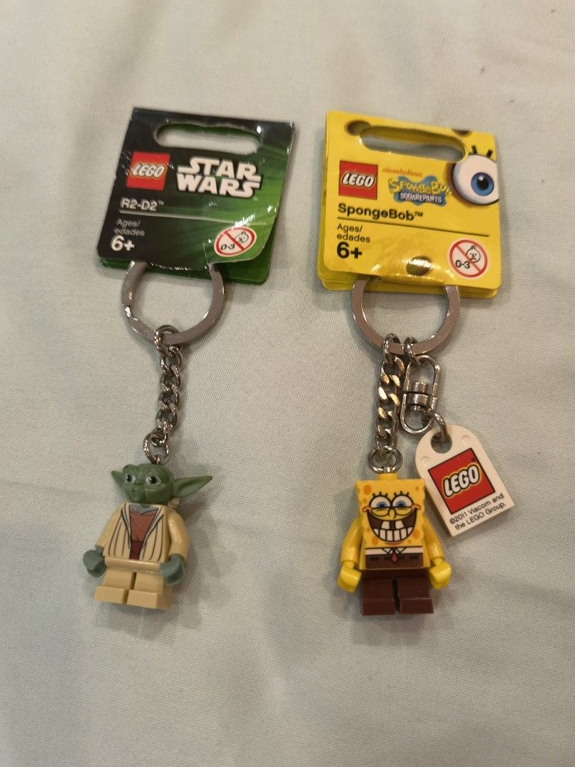 Lego Star Wars Keychain Yoda & SpongeBob, Hobbies & Toys, Toys & Games ...