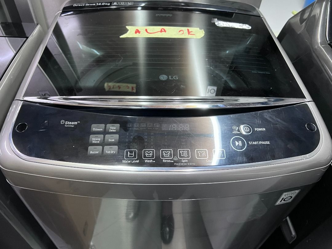 LG 14KG TOP LOAD WASHER WTG1434BHF, Furniture & Home Living, Bathroom & Kitchen Fixtures on ...