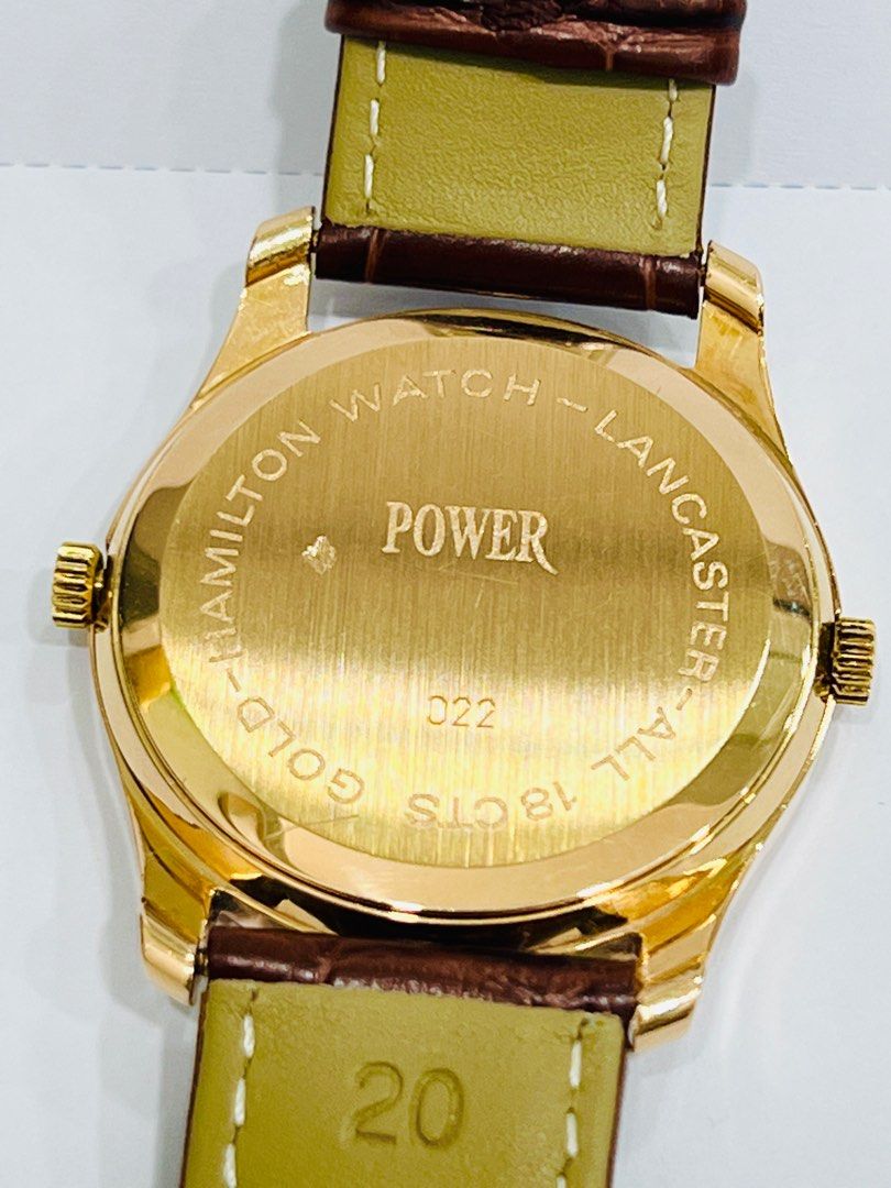 Limited Edition Hamilton World-timer Solid 18K Rose Gold Watch(W0761 ...