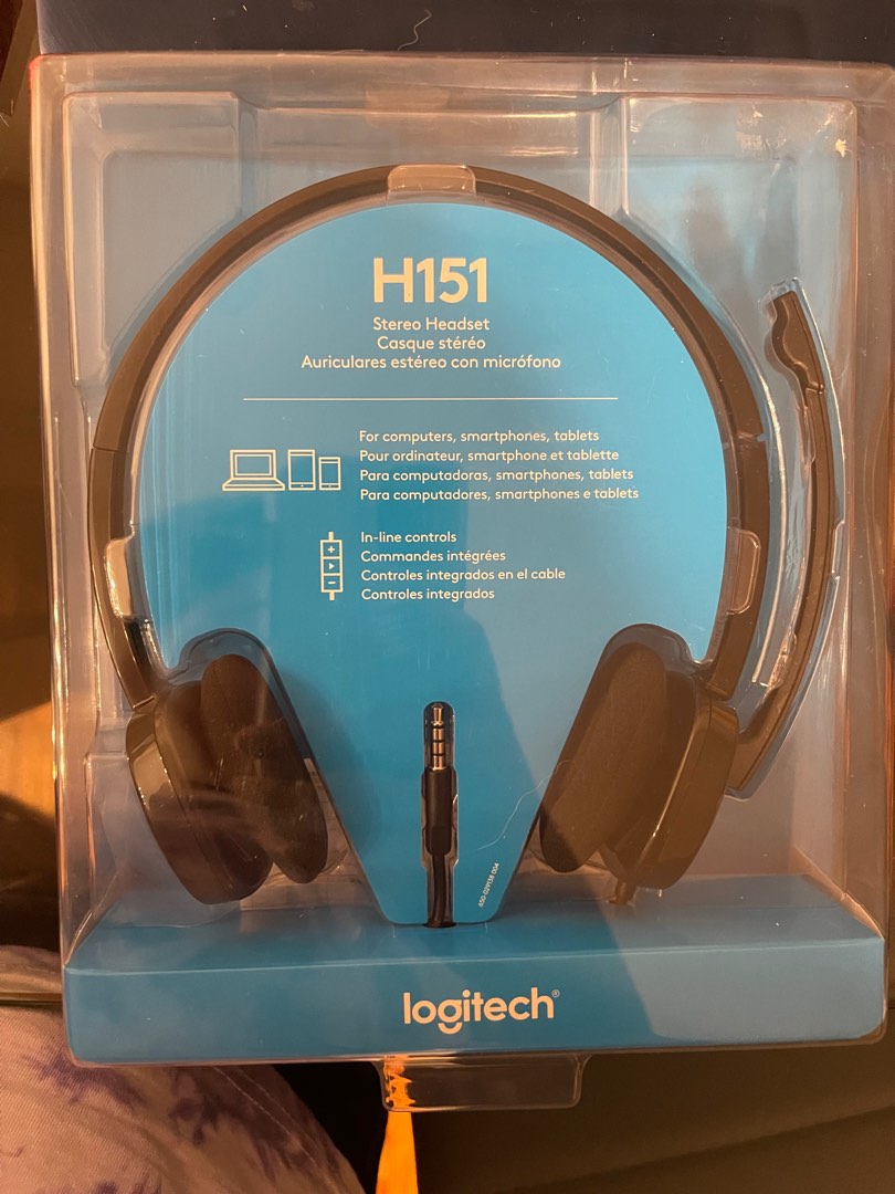 Logitech H151 Headset, Audio, Headphones & Headsets on Carousell