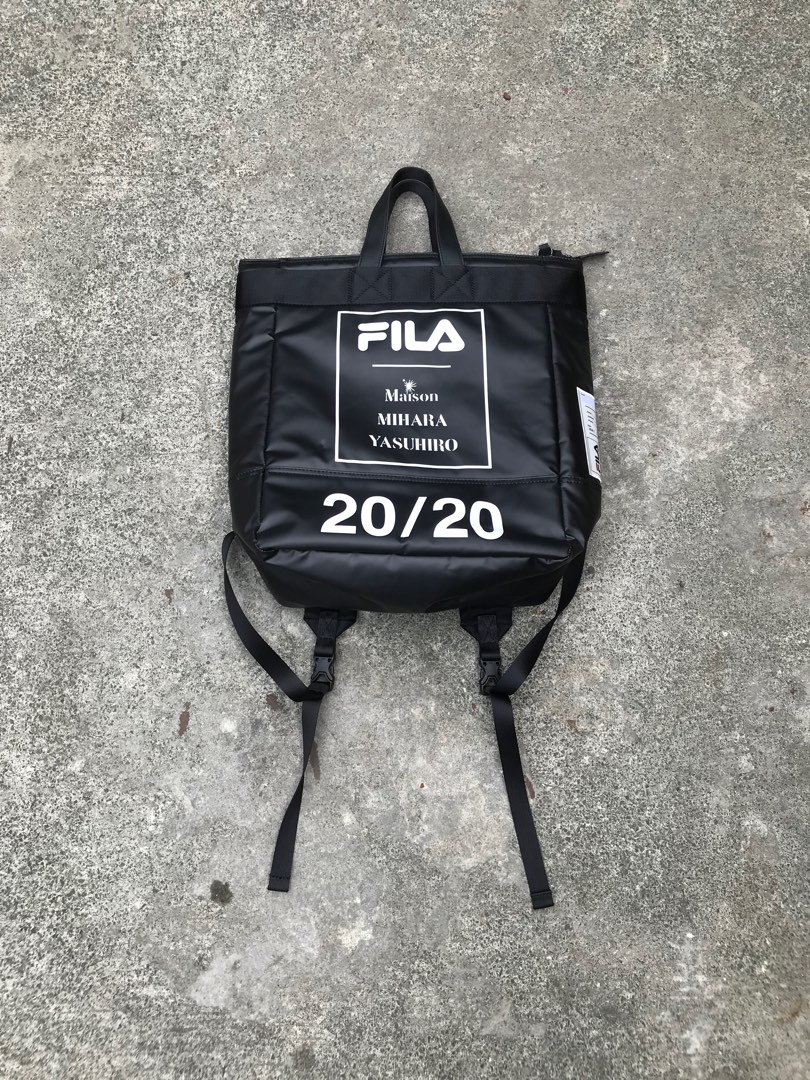 Maison MiharaYasuhiro Fila - Two Way Bag "Authentic"Unisex, Men's Fashion, Bags, Backpacks on ...