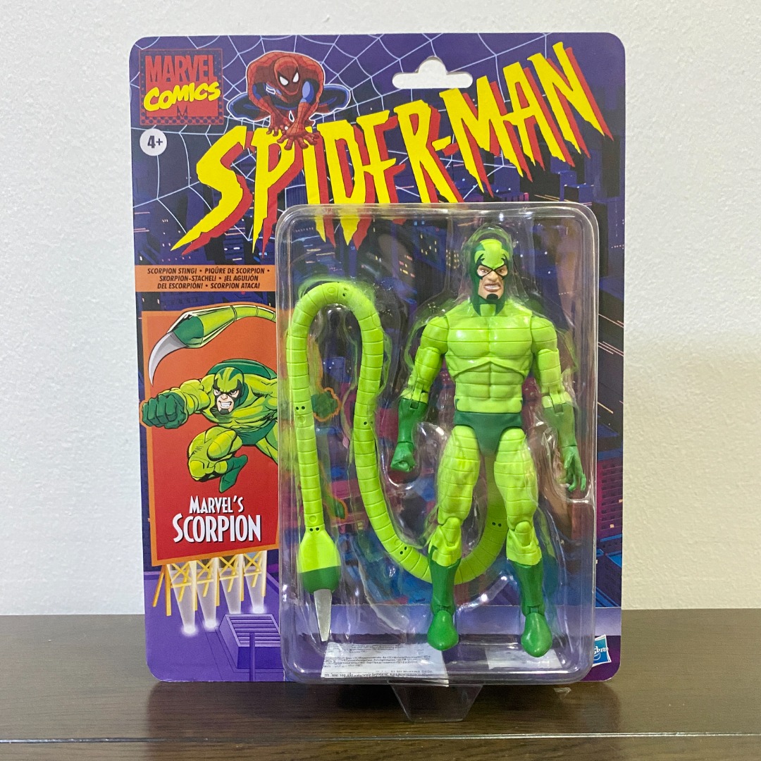 Marvel Legends Spider-Man Retro Animated Series Scorpion MOC action ...
