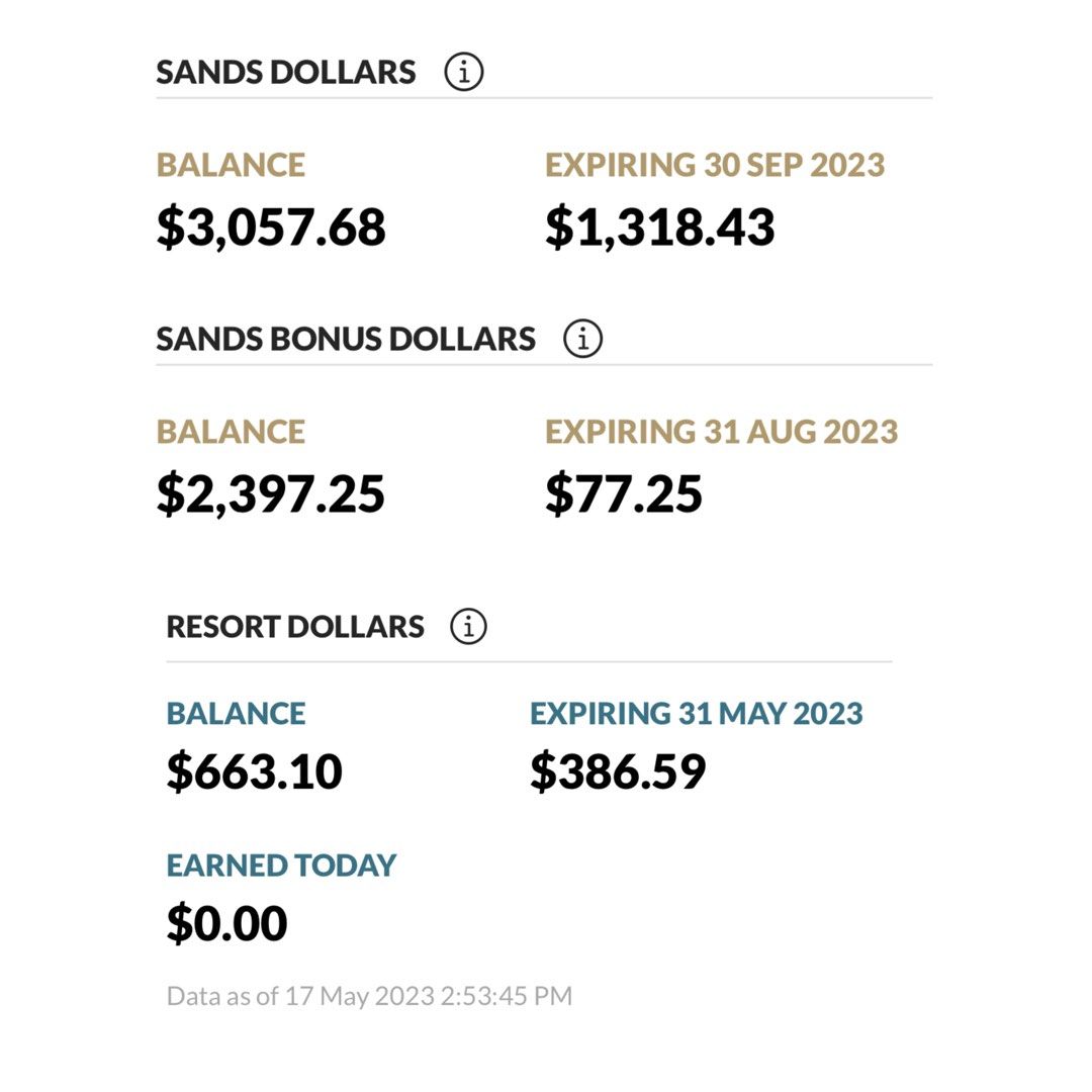 MBS Sands Rewards, Tickets & Vouchers, Local Attractions & Transport on ...