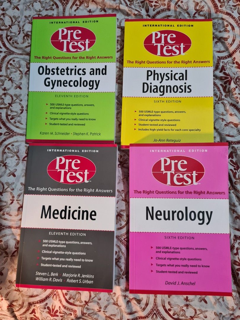 Medicine Pre-Test Rwviewers (Ob-gyne, Physical Diagnosis, Medicine ...