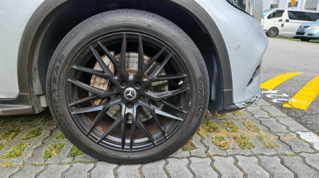 Mercedes GLC Coupe Staggered Rims 20", Car Accessories, Tyres & Rims on ...