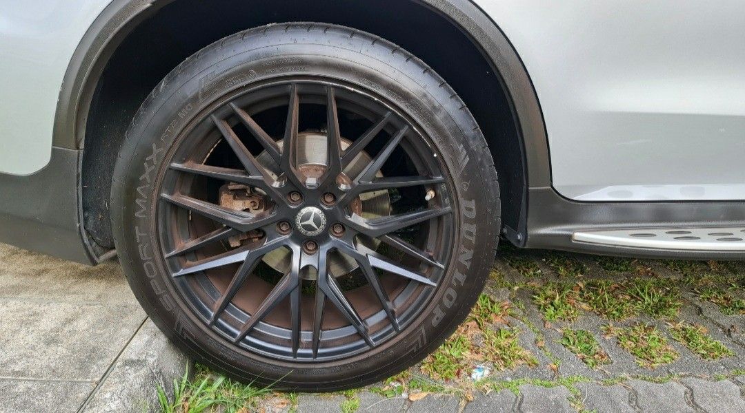 Mercedes GLC Coupe Staggered Rims 20", Car Accessories, Tyres & Rims on ...