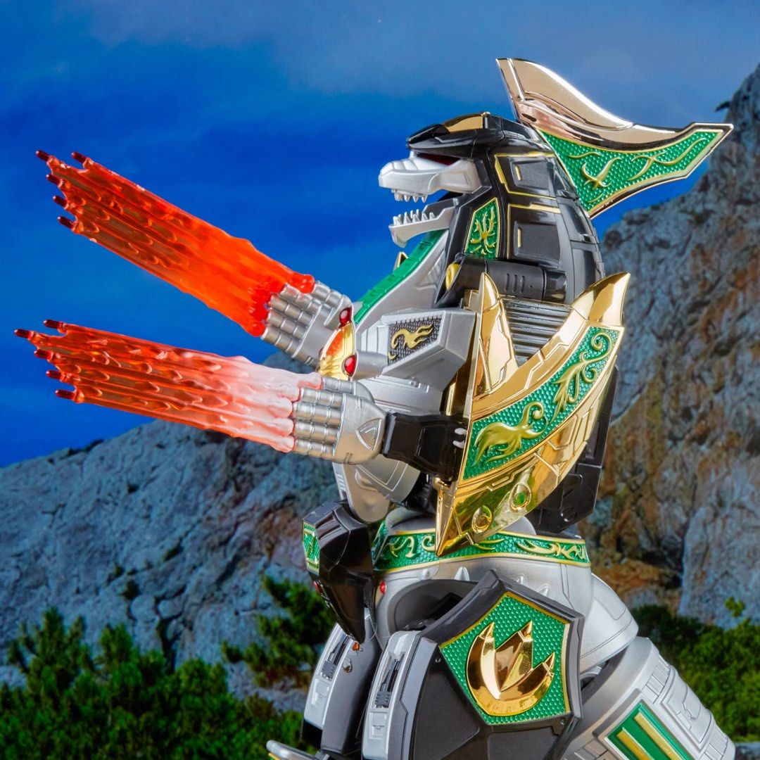 Mighty Morphin Power Rangers Lightning Collection Dragonzord Green ...