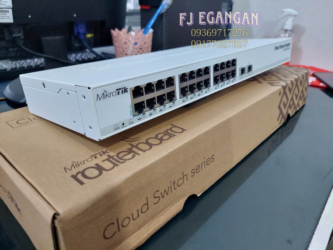 Mikrotik CSS326-24G-2S+RM | Mikrotik Cloud Smart Switch 326-24G-2S+RM, Computers & Tech, Parts ...
