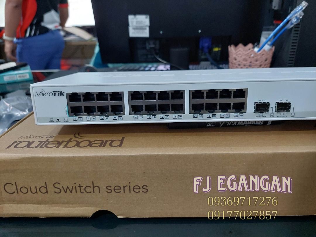 Mikrotik CSS326-24G-2S+RM | Mikrotik Cloud Smart Switch 326-24G-2S+RM, Computers & Tech, Parts ...