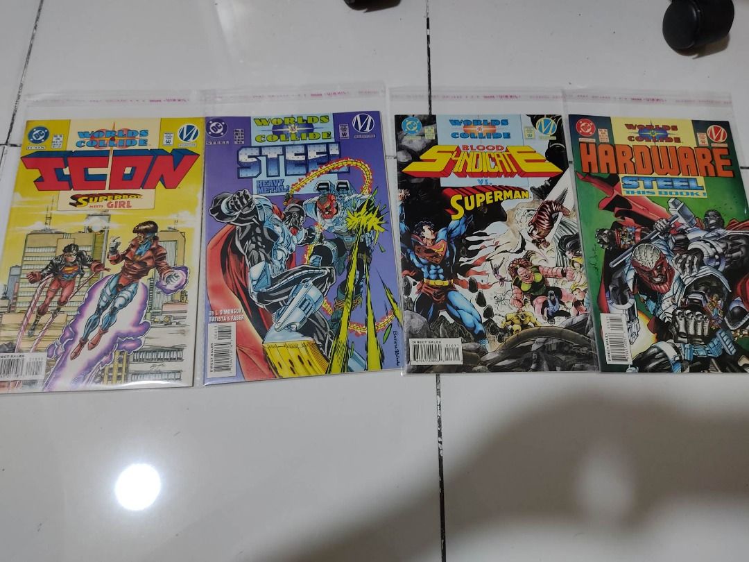 Milestone Comics Collection - Worlds Collide, Hardware, Icon, Steel ...