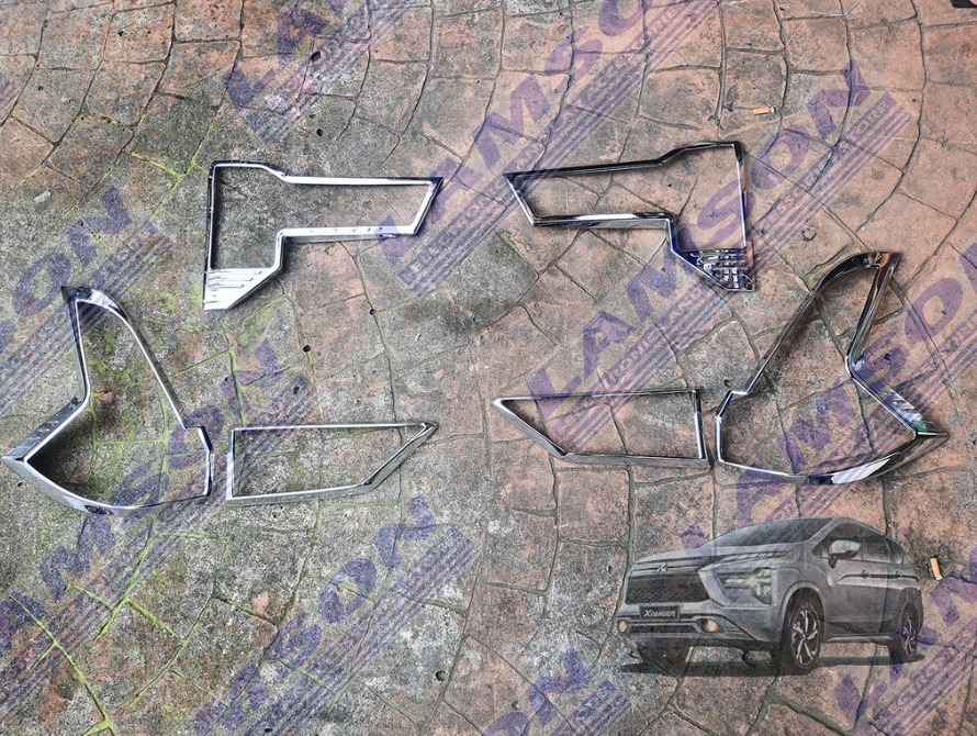 Mitsubishi Xpander 2023 Headlight and Taillight Cover Chrome, Car Parts ...