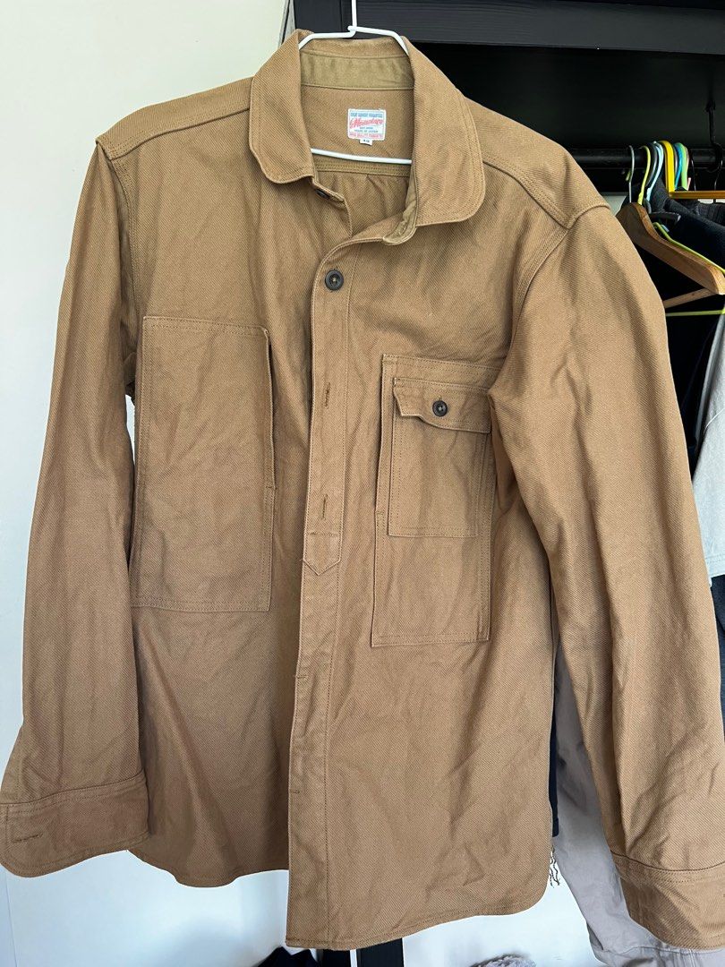 Momotaro Heavy Surge Jail Pocket Shirt Size 42, Men's Fashion, Coats ...