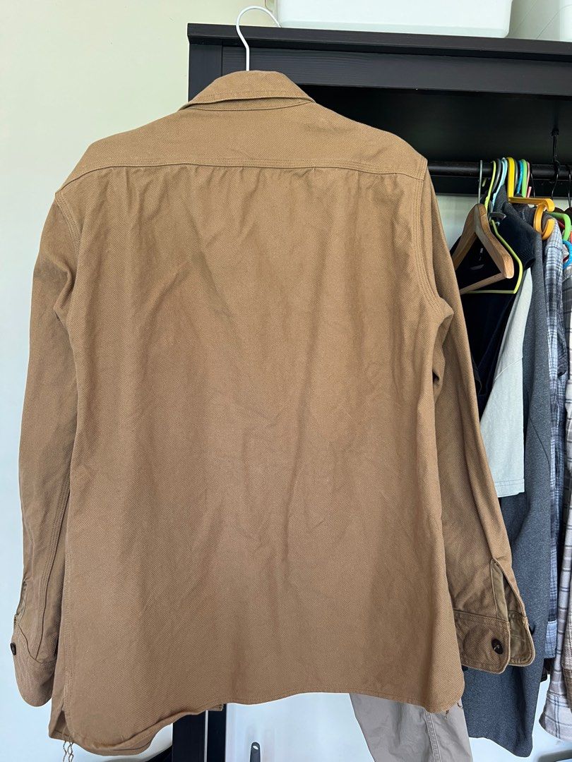 Momotaro Heavy Surge Jail Pocket Shirt Size 42, Men's Fashion, Coats ...