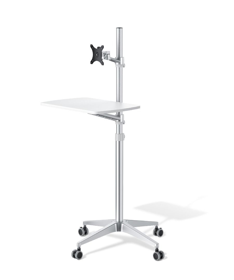 Movable Laptop Workstation with Holder for Laptop/Desktop Monitor ...