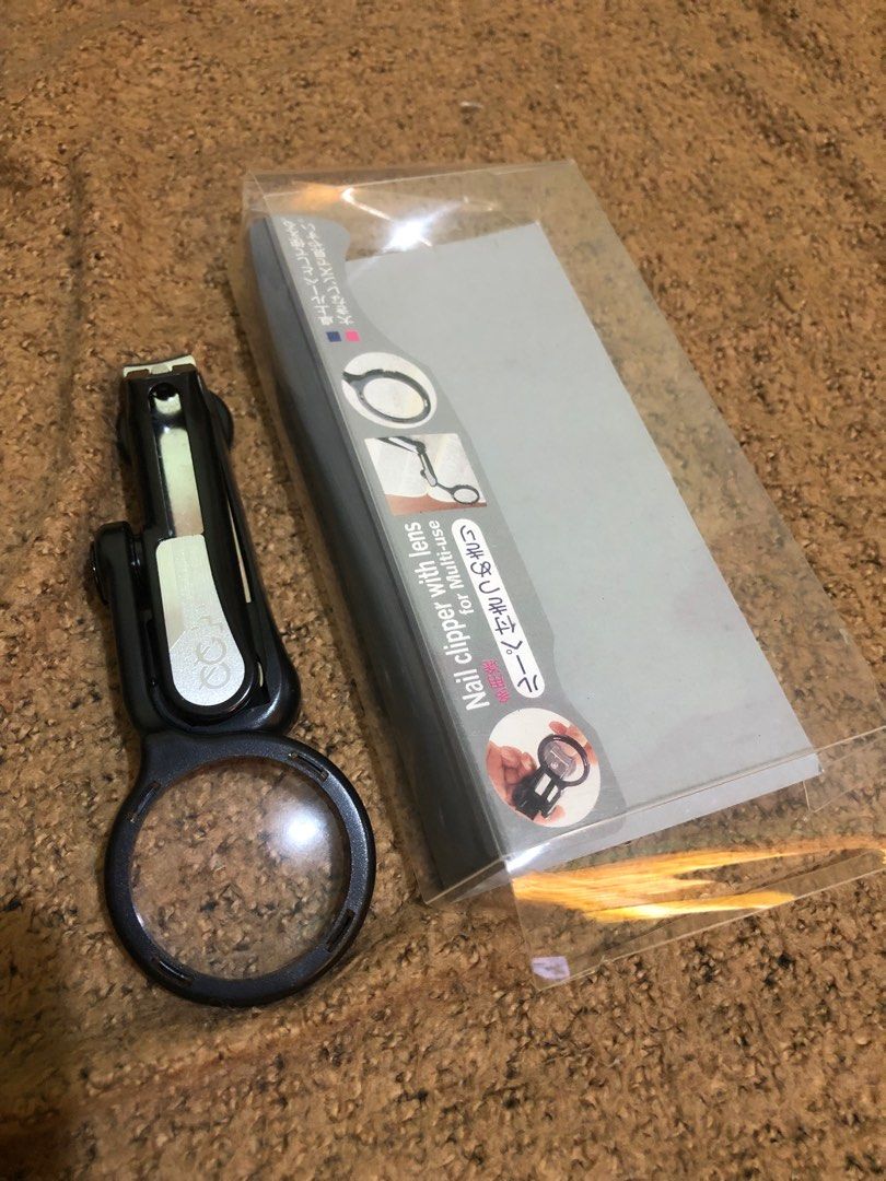 Nail clipper with magnifying lens, Beauty & Personal Care, Foot Care on ...