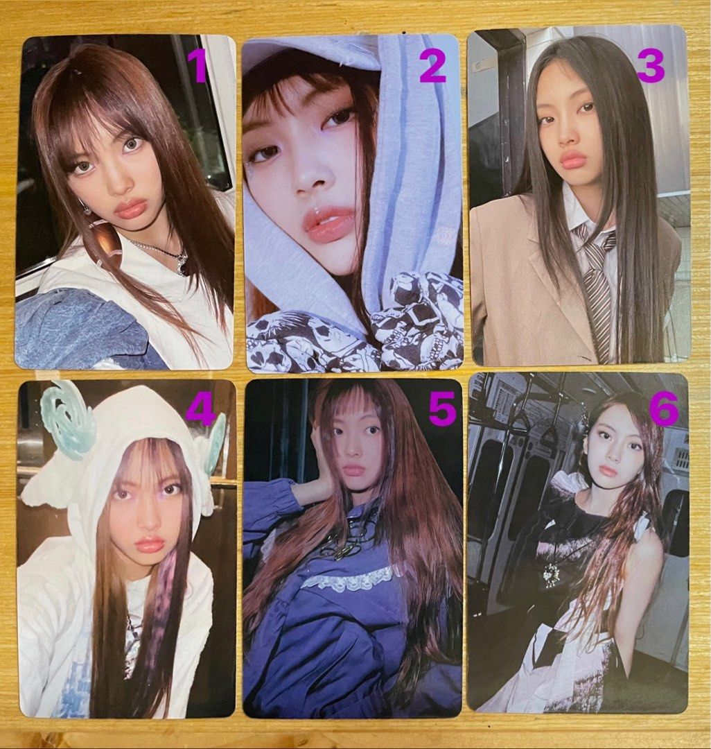 NewJeans Lomo cards: Hyein, Hobbies & Toys, Memorabilia & Collectibles ...
