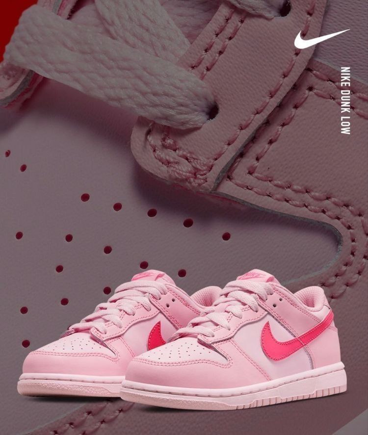 Nike Triple Pink Dunks, Women's Fashion, Footwear, Sneakers on Carousell
