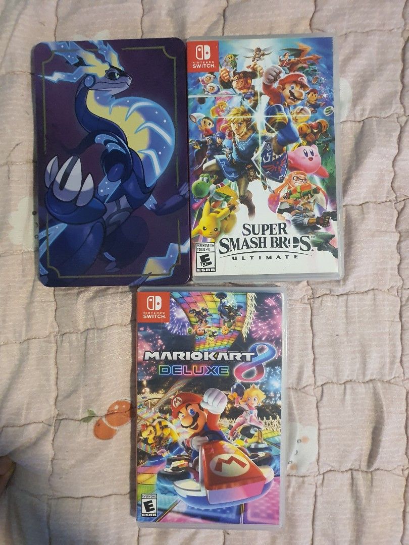 Nintendo Switch OLED Pokemon SV Edition, Video Gaming, Video Game ...