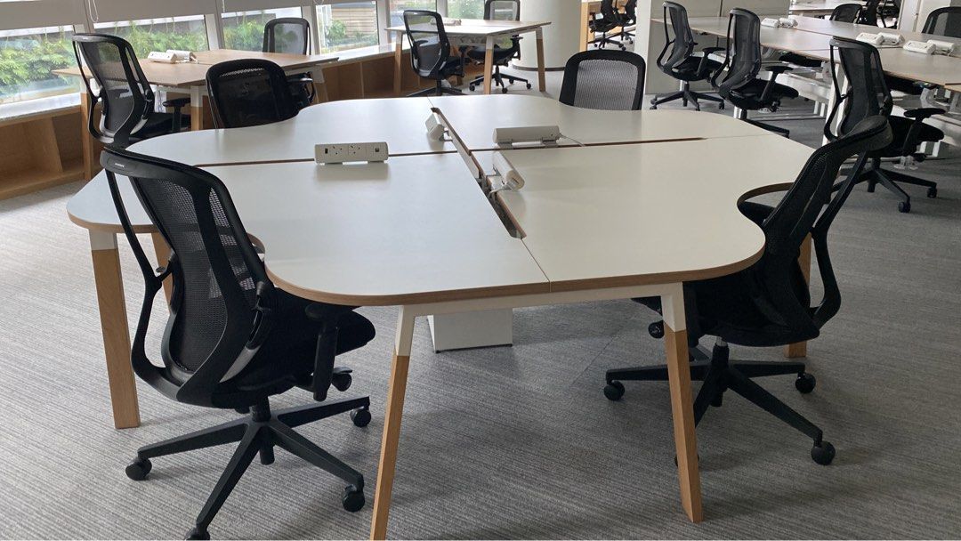 Office Clover Table, Furniture & Home Living, Furniture, Tables & Sets ...